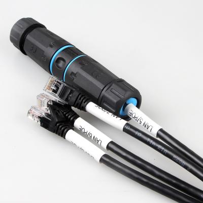 Κίνα Στεγανοποιήστε 4 σε 1 καλώδιο γατών 6a Ethernet, 4 αρσενικό RJ45 Cat6a καλώδιο κορμών κλάδων προς πώληση