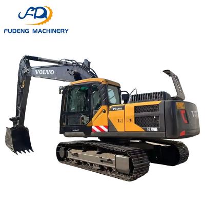 China Fast Delivery Used Crawler VOLVO EC210D Excavator with 21Ton 1m³ Bucket Capacity Excavator for Industrial Project for sale