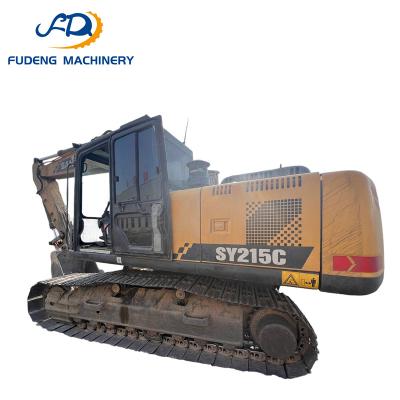 China High Quality Original Second-hand 22 Ton SANY SY215C Hydraulic Excavator for Construction for sale