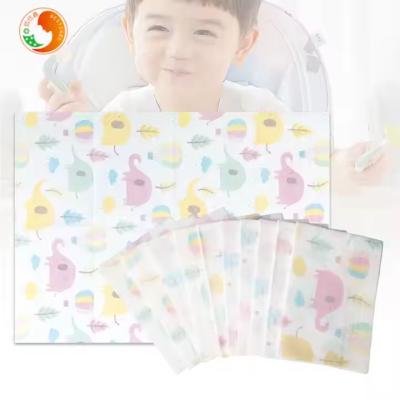 China Animal Alphabet Disposable Stick-On Placemats 30×40cm for Babies & Toddlers - Educational Non-woven Table Mats for sale