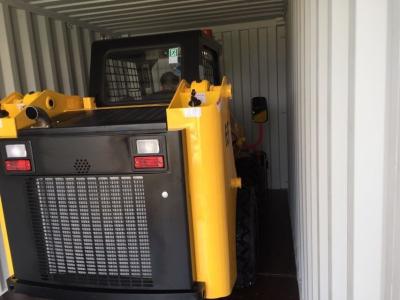 4x4 Wheel Drive Tracked Skid Steer Loader with Big Power Disc Type Trencher Rock