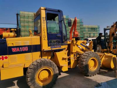 Κίνα Χρησιμοποιούμενο φορτιστή τροχών Komatsu WA100/WA400/WA380/WA320/WA200 με κινητήρα Cummins προς πώληση