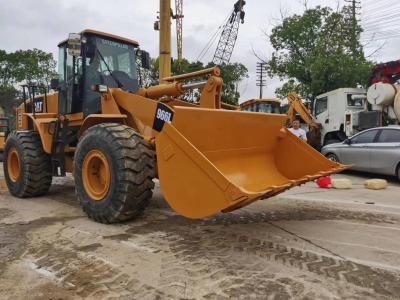 중국 사용 된 캐터필러 전륜 로더 966L 4x4 드라이브와 2.4CBM 버킷 용량 판매용