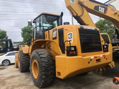 중국 사용 된 캐터필러 전륜 로더 966L 4x4 드라이브와 2.4CBM 버킷 용량 판매용
