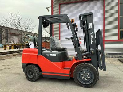 중국 1150mm 포크 길이 3 단계 마스트 LPG / 가솔린 3.5 톤 포크 픽터 판매용