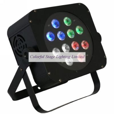 China Accesorio con pilas del par de ColorFlat 12 10W RGBW LED en venta