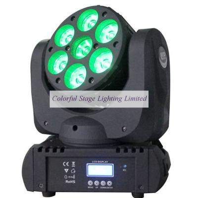 China Luz principal móvil del haz con mejores ventas de 7x12W OSRAM RGBW 4in1 LED en venta