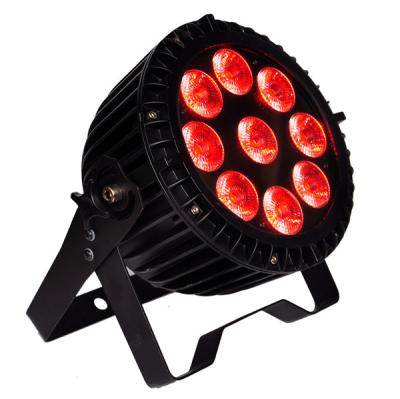 China El par al aire libre clasificado IP65 de alta calidad de DMX 9x12W RGBW 4 in-1 LED puede en venta