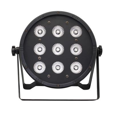 China El canal DMX RGBW 4 de China 9x10W 8 del envío gratis en 1 plano adelgaza la luz del par del lavado en venta