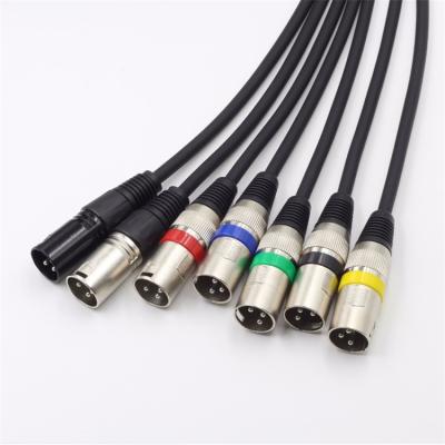 China Pin del OEM 5 o 3 varón del cable del Pin XLR DMX a la hembra para la iluminación de la etapa en venta