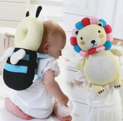 China Baby anti-fall head protection cushion summer breathable baby anti-fall pillow protection headrest children's walking ca for sale