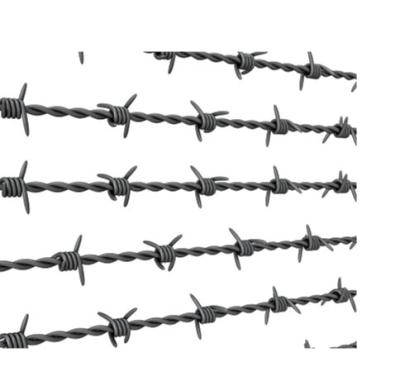 China Double Strand Double Twisted Electric Galvanized Spiral Barbed Wire Razor Farm Barbed Wire for sale
