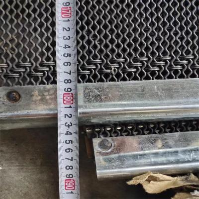 China High Grade New Design Hooked Woven Crimped Wire Vibrating Screen Mesh for Coal Mine Square Woven Wire Mesh for sale