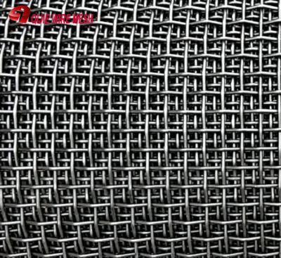 China 65mn Ore Screen Mesh and Rock Crusher Vibrating Wire Mesh For Mining Industrial Stainless Steel Crimped Square Welded Wire Mesh for sale