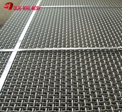 China 65mn Ore Screen Mesh and Rock Crusher Vibrating Wire Mesh For Mining Industrial Stainless Steel Crimped Square Welded Wire Mesh for sale