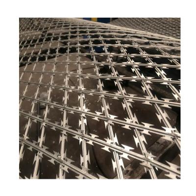 High Security Razor Barbed Wire Mesh Panel Fence with BTO22 BTO-25 28 30 CBT 45