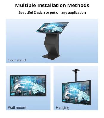 China USB Interface New 1080P 4K Capacitive Touch Screen Panel for 32 43 50 55 65 Inch Touch Screen Display Interactive Kiosk Monitor for sale