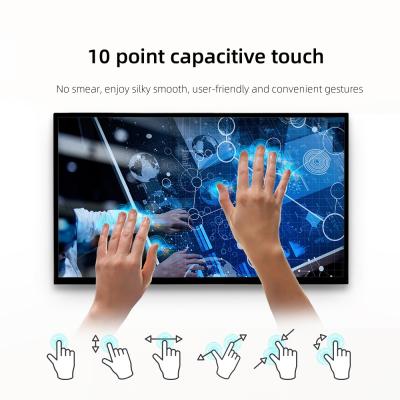중국 18.5" 21.5" 24" 27" 32인치 터치 스크린 모니터 인터랙티브 터치 LCD 디스플레이 윈도우 안드로이드 시스템 패널 PC Ip65 판매용