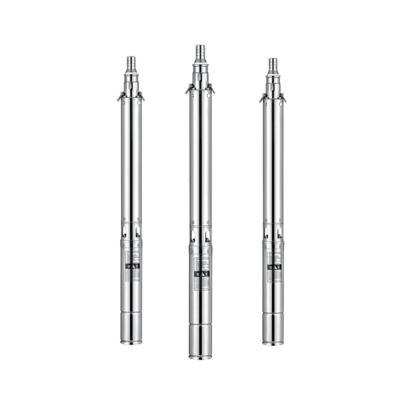QJD 3 inch 1.1kw borehole electric suction water deep well submersible pump