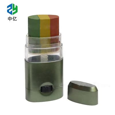 3 Color Camo Face Paint Stick Compact Camouflage Concealment Body Painting for