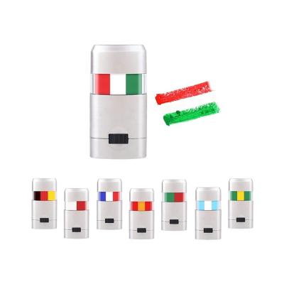 Customized Sport Game Gift Face Paint 3 Color Flag Face Paint Stick For Football