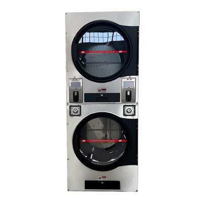 China New Style Stacked Coin-Operated Washer & Dryer Combo - Commercial Laundry Solution for sale