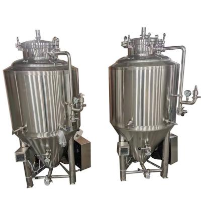 China Home Fermentação de cerveja Tanque de fermentação GHO 150L SUS304 Fermentador cônico com chiller à venda