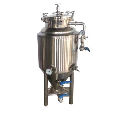 China Tanque de fermentação de aço inoxidável de saída GHO com equipamento de fermentação externo TH 1,5 mm à venda