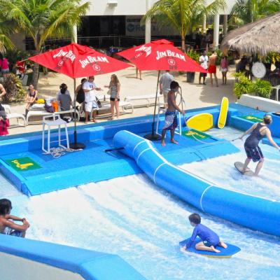 중국 2명의 파도타는 사람을 위해 물 매력 Flowrider 물 탐 인공적인 파도타기를 하기 판매용