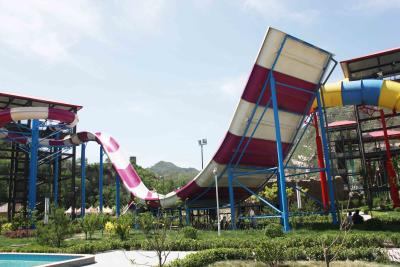 Κίνα Γιγαντιαίο φίμπεργκλας Waterslides πισινών διέγερσης εξοπλισμού πάρκων Aqua για τους ενηλίκους προς πώληση