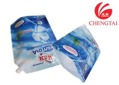 Cina Il colore blu sta sui sacchetti, detersivo che imballa le borse liquide con il becco in vendita