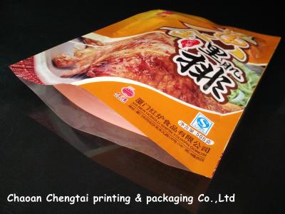 Cina Sacchetto su ordinazione della storta di imballaggio della carne/commestibile saldabile a caldo del sacchetto per salsa in vendita