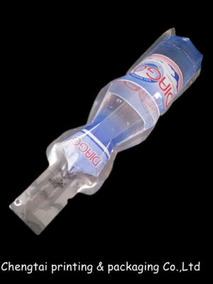 Cina Le borse liquide trasparenti stanno sul sacchetto con il sacchetto a forma di bottiglia del PE di NY stampato becco in vendita