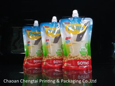 Cina Il commestibile d'imballaggio del latte di soia di plastica sta i sacchetti su gettati con la finestra in vendita