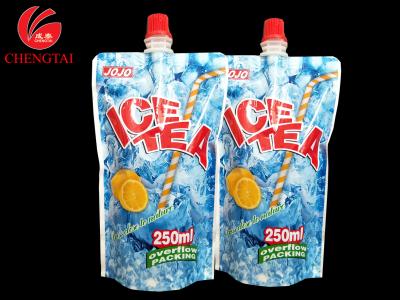 Cina L'abitudine 250ML sta sui sacchetti/Doypack del becco che imballa per il tè di ghiaccio in vendita