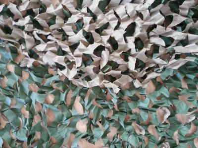 中国 Fire Retardant Desert Camouflage Net, 210T Polyester Two Side PU Coated Desert Camo Nettin 販売のため