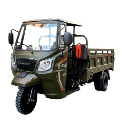 China Leistungsstarker 200cc Wasserkühlmotor mit geschlossener Kabine Motorrad Dreirad für Erwachsene zu verkaufen