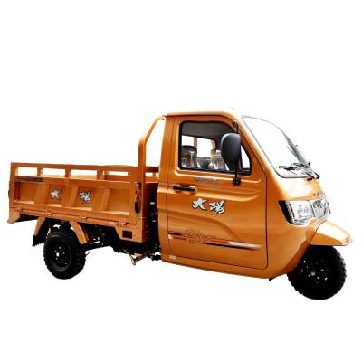 Китай Фермерский грузовой автомобиль 250cc закрытая кабина Моторизованный большой колесный трехколесный велосипед с мощным двигателем продается