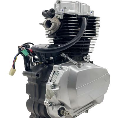 中国 電動スタート CG150 1 円筒 4 ストック垂直三輪エンジン 150cc バイクエンジン 販売のため