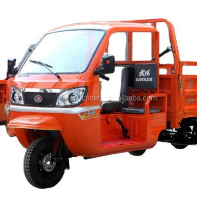 China 250cc Petróleo Gás Hidráulico Cabina Fechada Triciclo de 3 Rodas para Transporte de Cargas Pesadas à venda