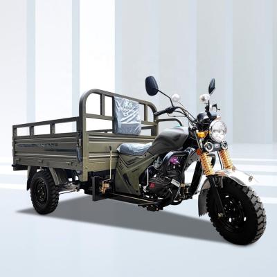 China Mercado do Paraguai Triciclos de combustível de gasolina Motociclo de carga Triciclo com carroceria aberta à venda