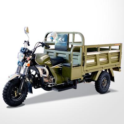 Китай Бензиновый бензиновый топливный тип 175cc Моторизованный грузовой трехколесный велосипед для перевозки тяжелых грузов продается