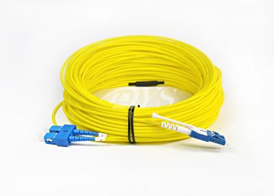 Cina 2core cavo terminato pre- dell'interno di fibra ottica del cavo di toppa del uniboot LC-SC G657A1 in vendita