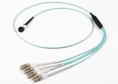 Cina 40Gb cavo di toppa di fibra ottica OM3 QSFP MPO-LC 8Core in vendita