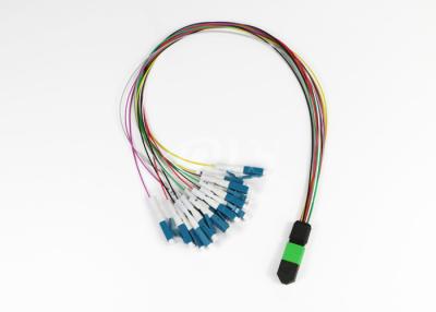 Cina 12 fibra MTP/MPO (F) elite - assemblaggio cavi di uscita di singolo modo di LC in vendita