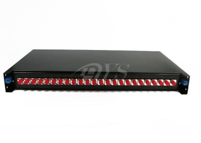 Cina Cassetto del foro 24Core dell'adattatore di FC/tipo d'acciaio laminati a freddo scatola terminale a fibra ottica di scivolamento in vendita