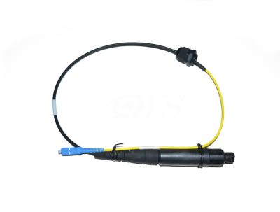 中国 SCUPC-Hoptic (SCAPC)のコーニングOptitapと一致するG657A1光ファイバ ケーブル アセンブリ 販売のため