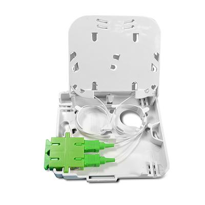 Cina 2 scatola ottica del porto FTTH con lo schermo/mini scatola terminale dell'interno in vendita