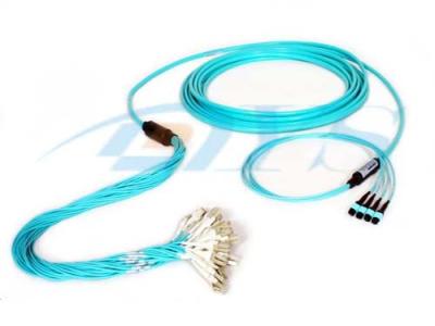 Cina Cavo di toppa di fibra ottica misto, cavo a fibra ottica del tronco di MPO/MTP in vendita