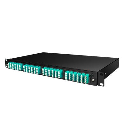 中国 96の港MPO/MTPのパッチ盤の繊維光学の高密度ラック マウントの鋼鉄材料 販売のため